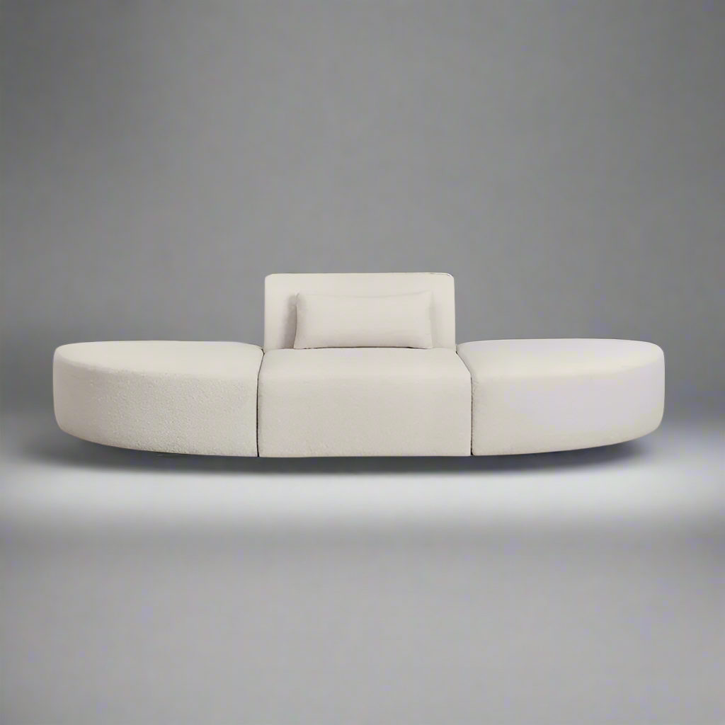 Vellura Modular Sofa Set | 1-Seater with Ottomans UAE | Desqo Furniture